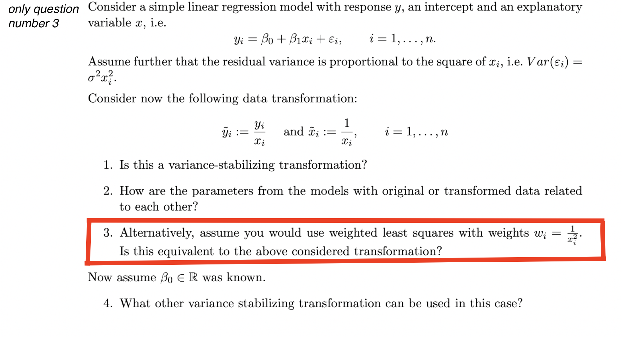 Solved Can you do question number 3. | Chegg.com