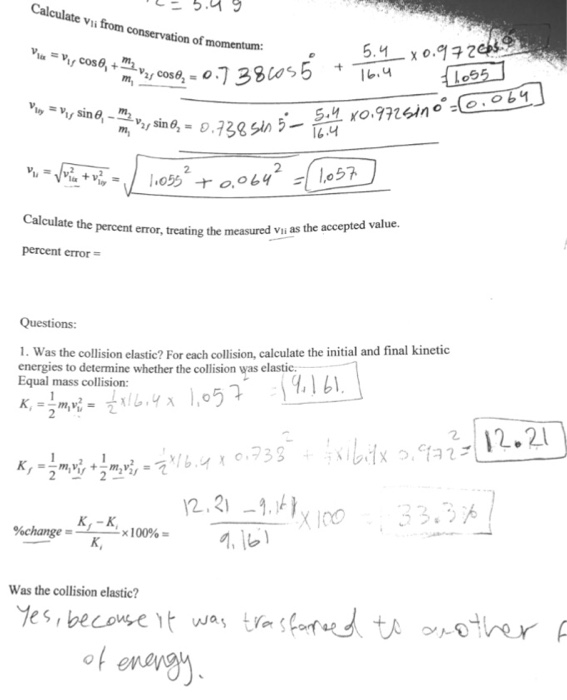 Solved Part 2: Unequal mass balls (m> m2) Repeat the | Chegg.com