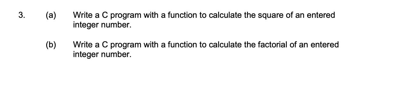 Solved A Write A C Program With A Function To Calculate 9936