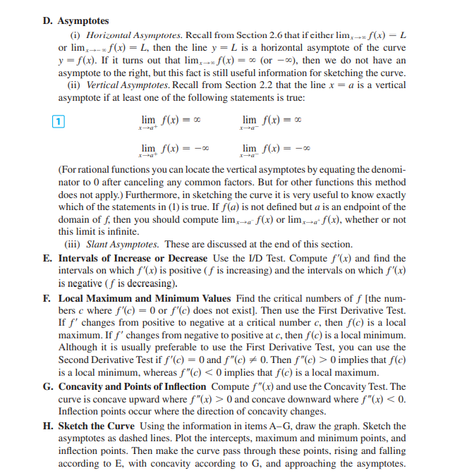 Solved Guidelines for Sketching a Curve The following | Chegg.com