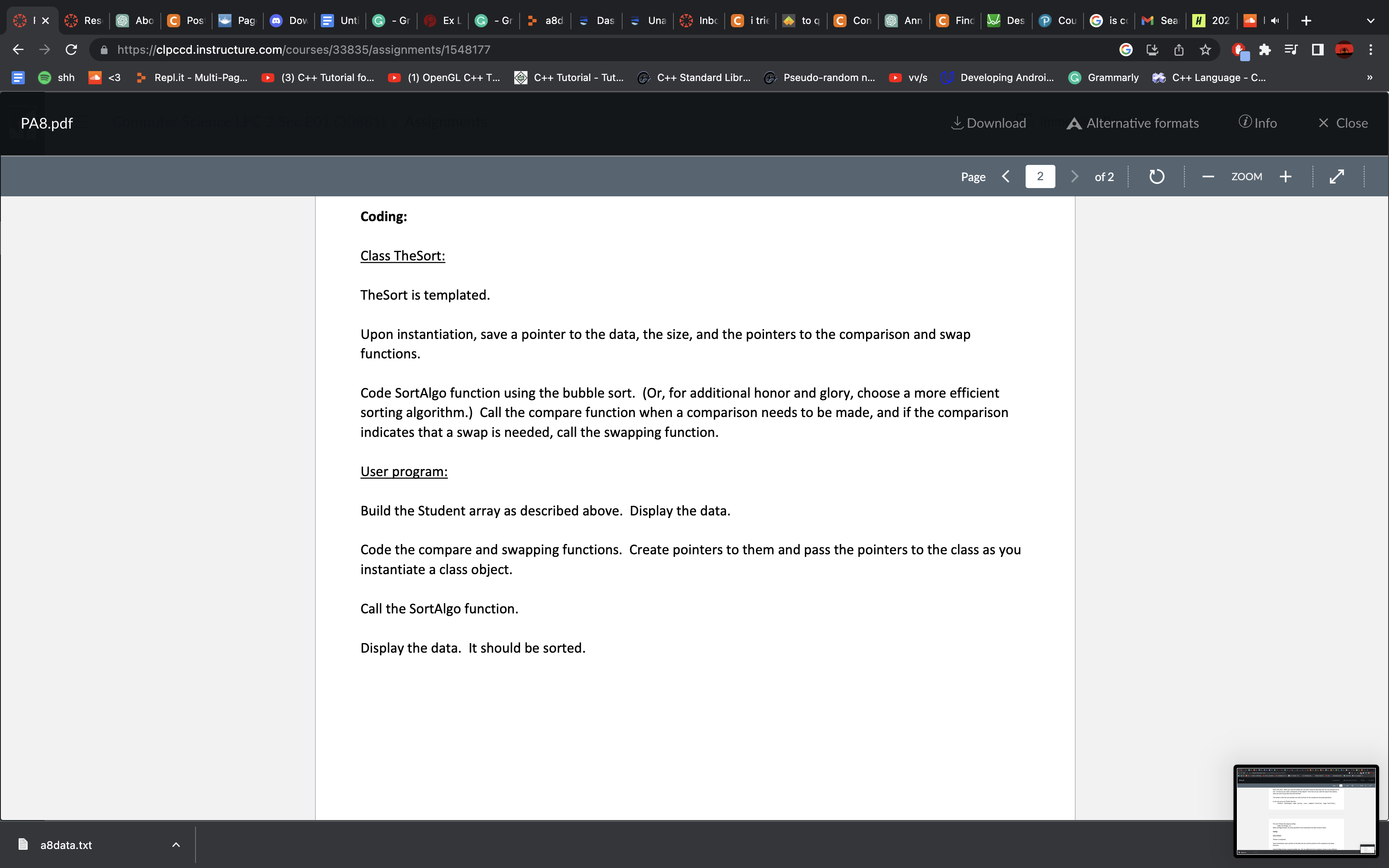 Solved does my code follow all the requirements?#include | Chegg.com