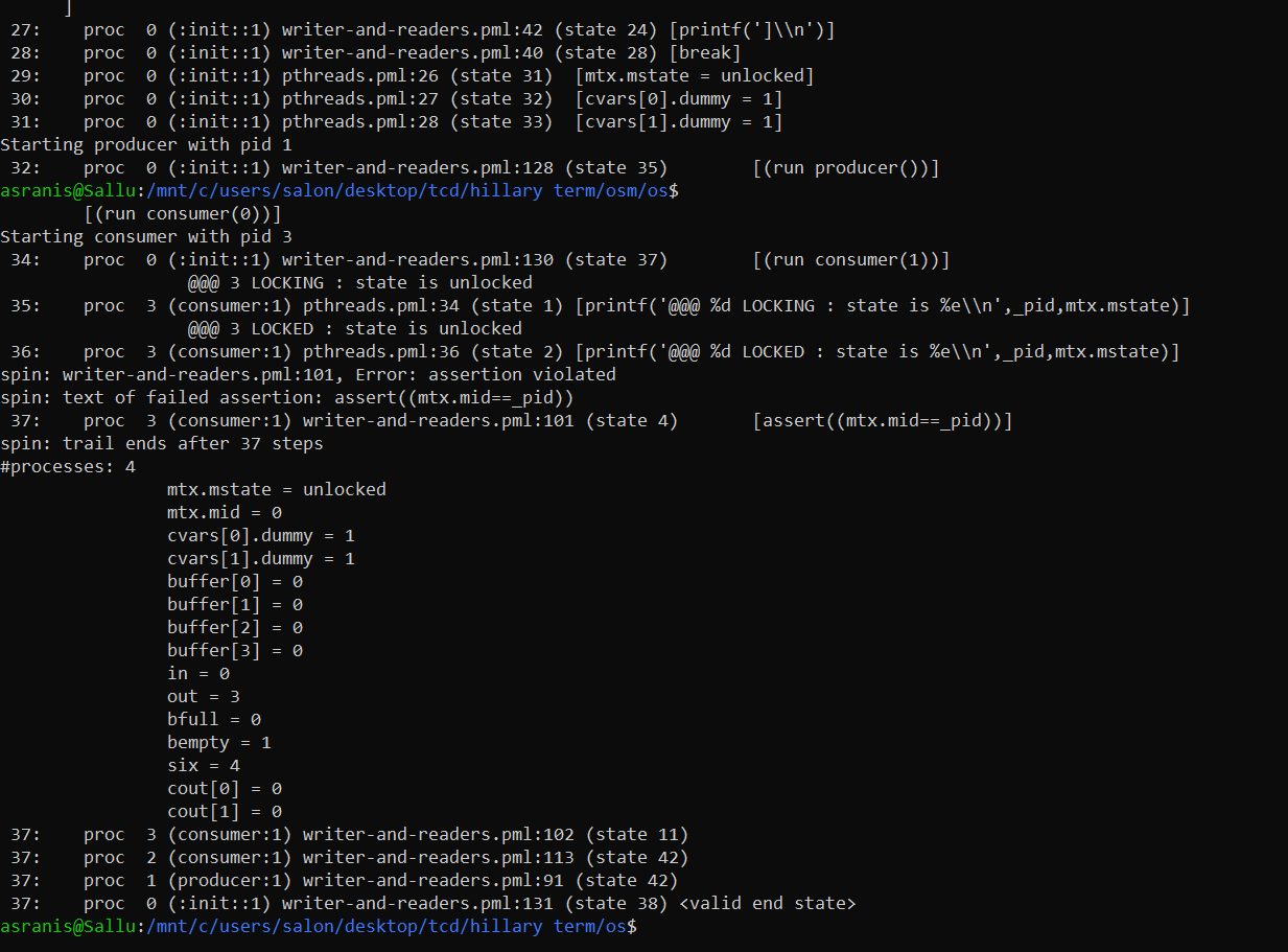 Solved I was given two files pthread.pml and | Chegg.com