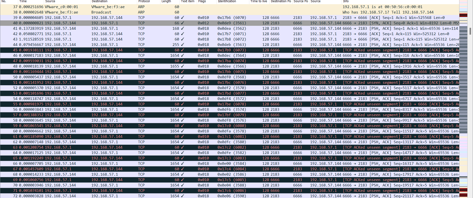 Solved Capture 2: 1) Open the provided packet capture files | Chegg.com