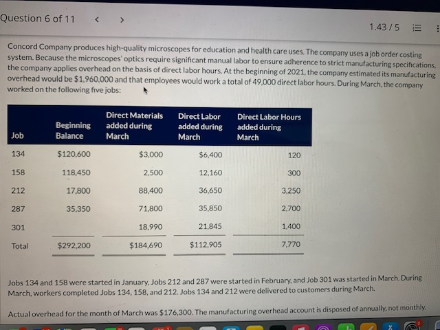 Solved Calculate the balance in the Work in Process | Chegg.com