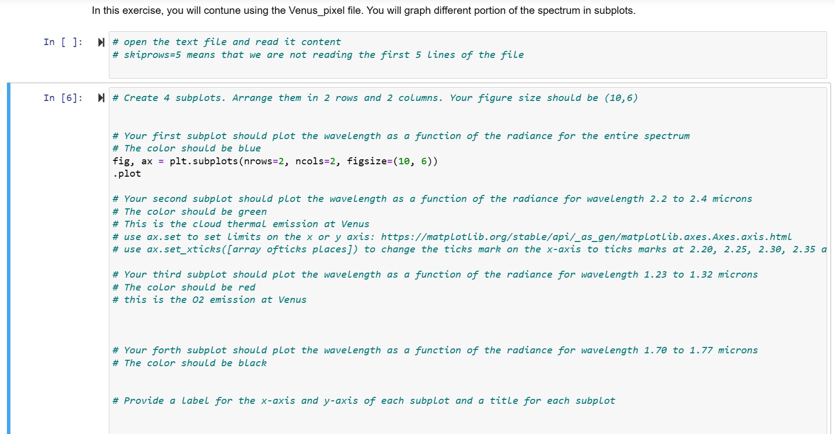 In this exercise, you will contune using the | Chegg.com