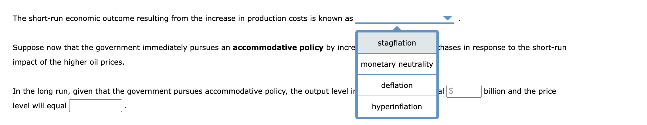 Solved 9. Economic fluctuations II The following graph shows | Chegg.com
