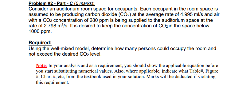 Solved Problem #2 - Part - C (5 marks): Consider an | Chegg.com