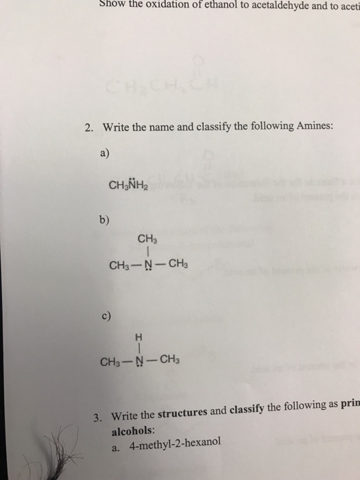 Solved Show the oxidation of ethanol to acetaldehyde and to | Chegg.com