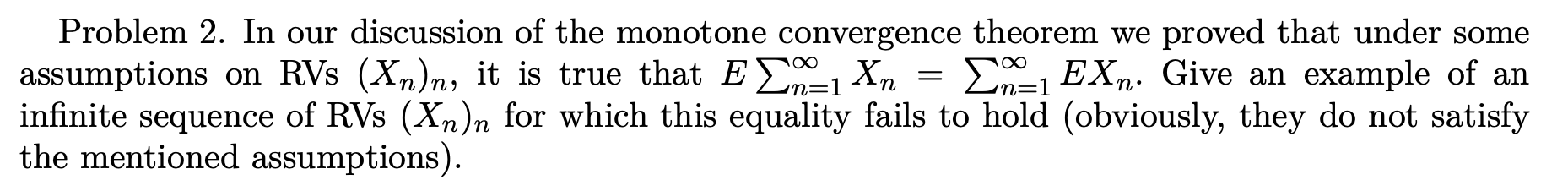 Solved Problem 2. In our discussion of the monotone | Chegg.com