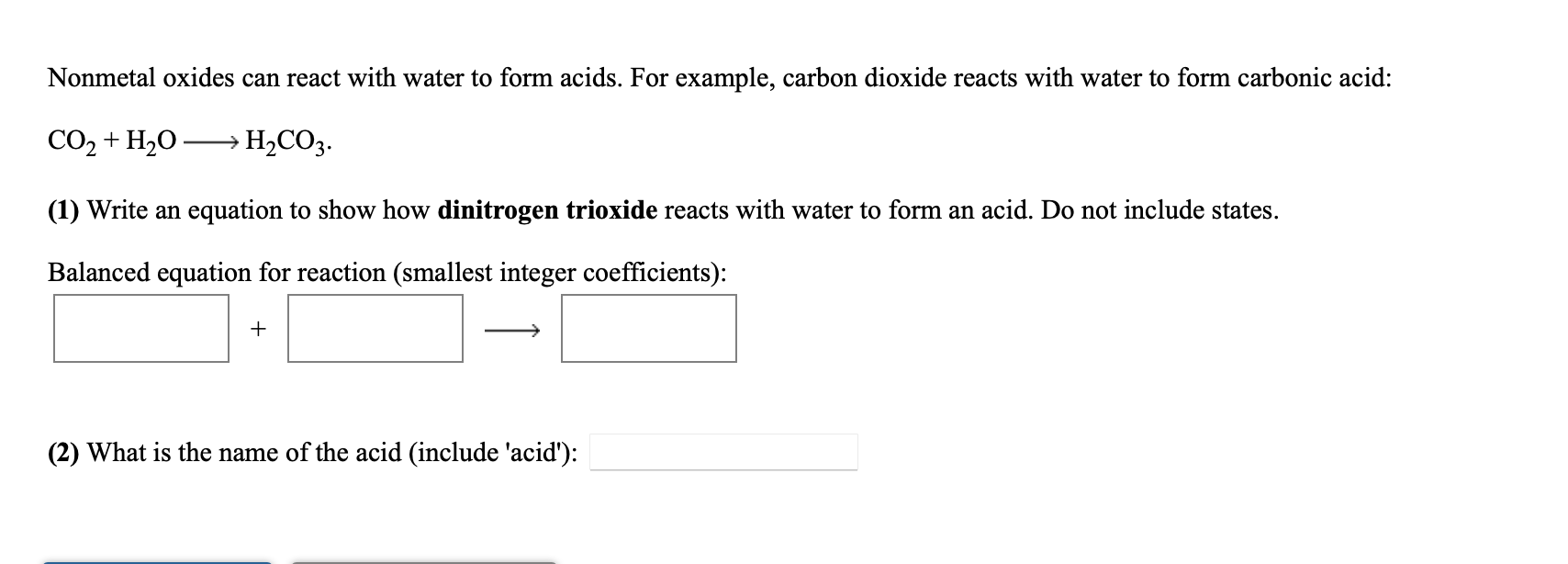 Solved Metal oxides can react with water to form bases. (1) | Chegg.com
