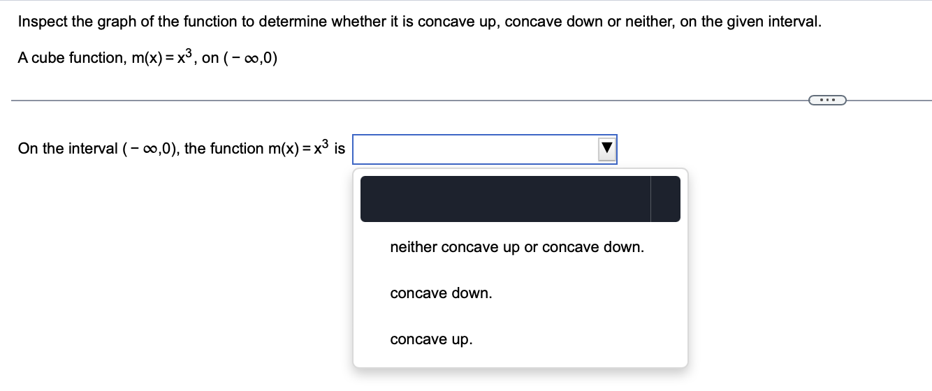 Solved Inspect the graph of the function to determine | Chegg.com