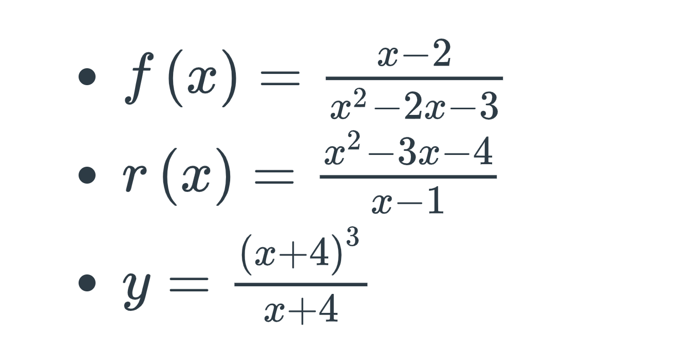 Solved F X X2−2x−3x−2r X X−1x2−3x−4y X 4 X 4 3