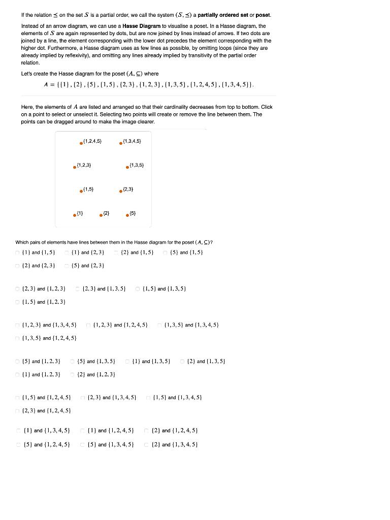 Solved If the relation ≤ on the set S is a partial order, we | Chegg.com