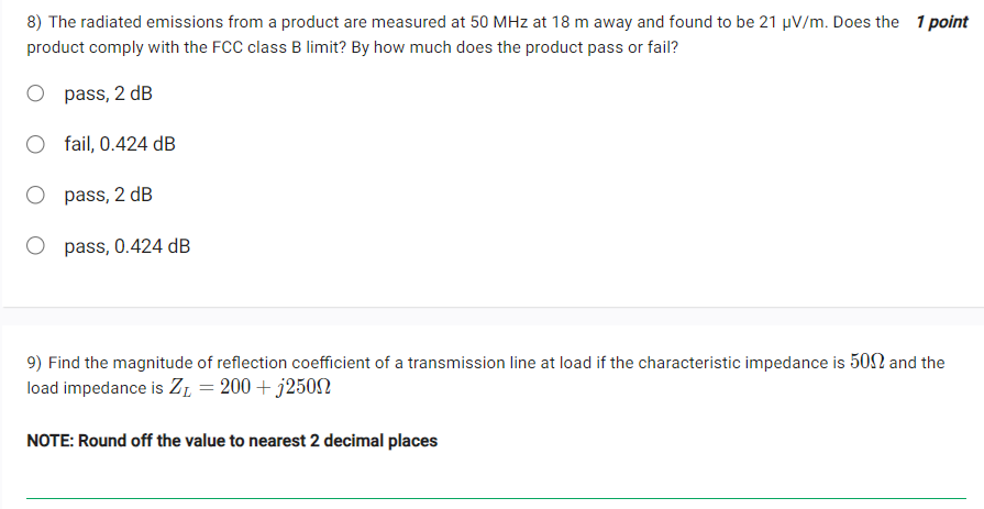 Solved Find the Radiated Emission and Reflection | Chegg.com