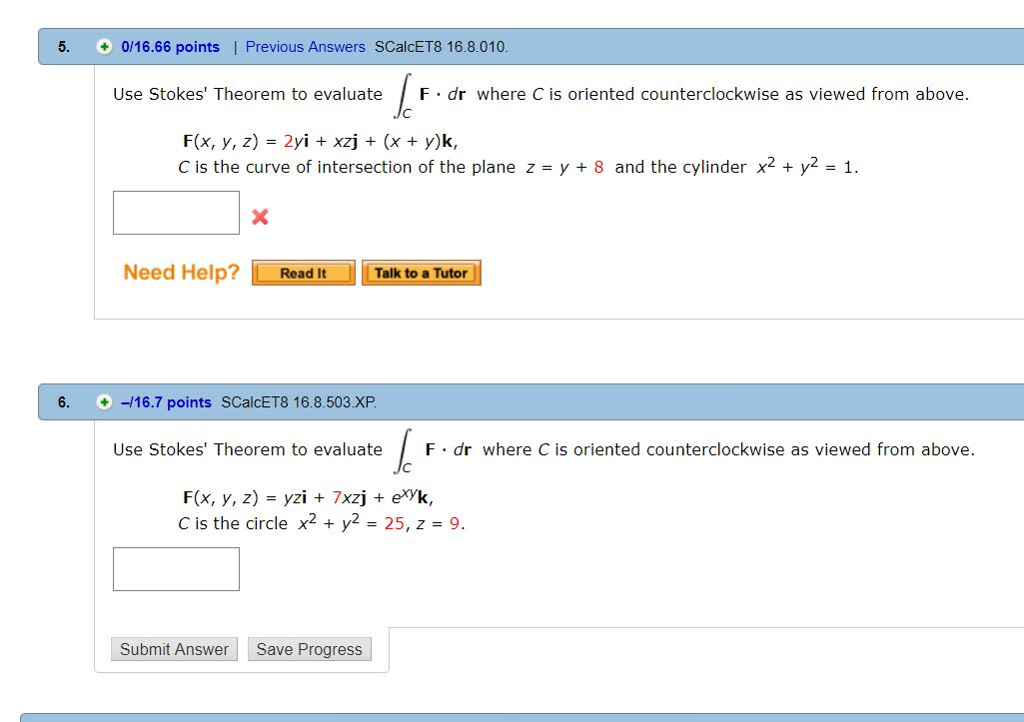 Solved 5. 0/16.66 points I Previous Answers SCalcET8 | Chegg.com Solved 5. 0/16.66 points I Previous Answers SCalcET8 | Chegg.com
