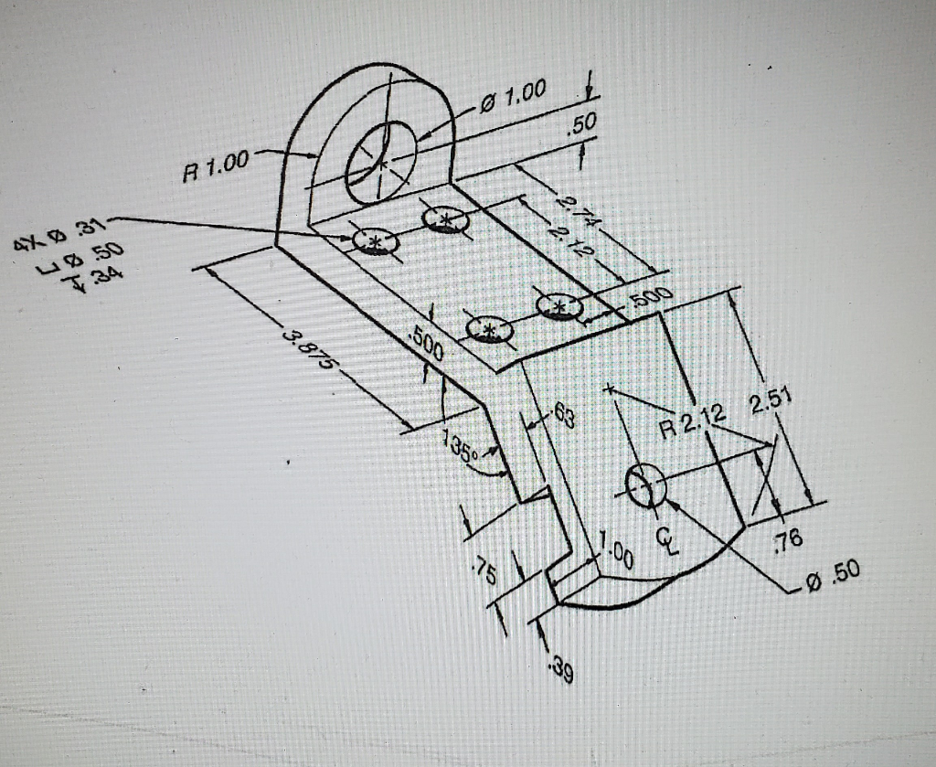 Solved Question: Sketch the required principal views and the | Chegg.com