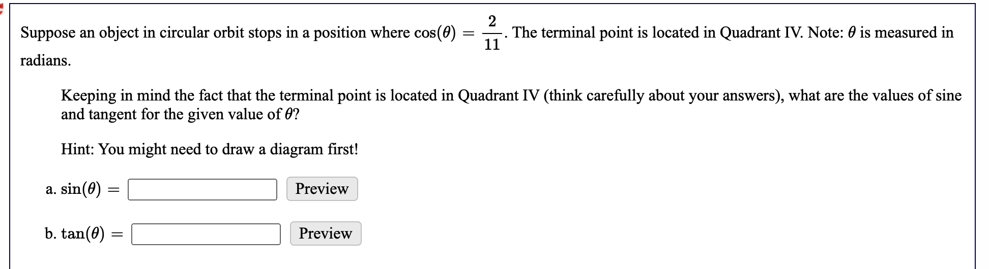 Solved Suppose An Object In Circular Orbit Stops In A