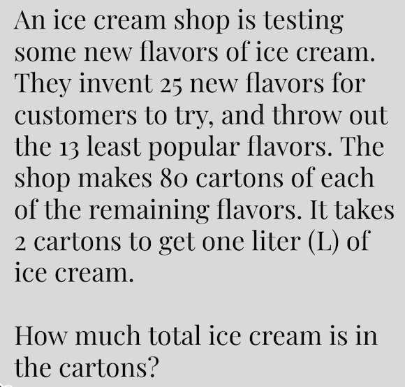 Solved An ice cream shop is testing some new flavors of ice | Chegg.com