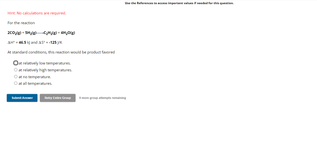 Solved Use the References to access important values if | Chegg.com