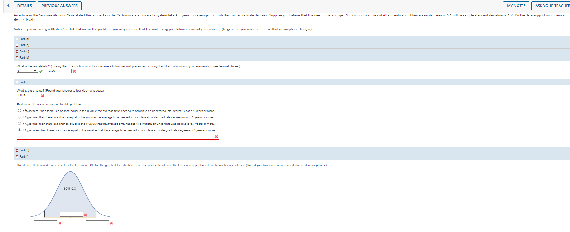 Solved An article in the San Jose Mercury News stated that | Chegg.com