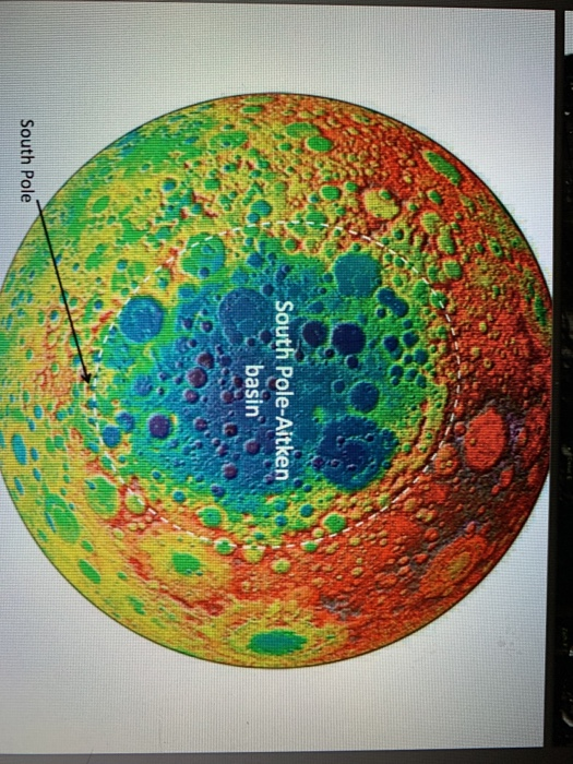 Solved: South Pole-Aitken Basin South Pole The Largest Imp... | Chegg.com