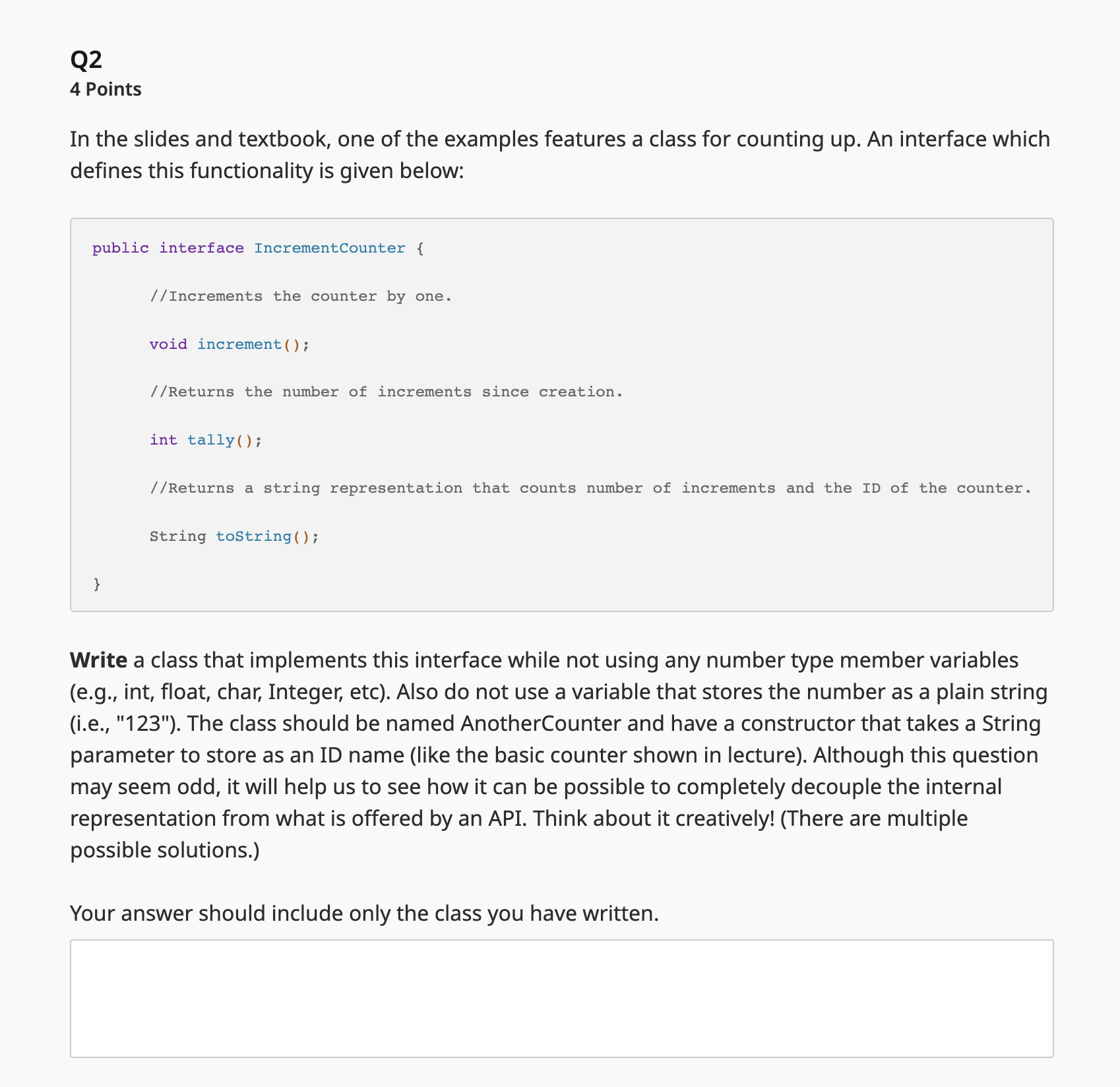 Solved Q24 ﻿PointsIn the slides and textbook, one of the | Chegg.com