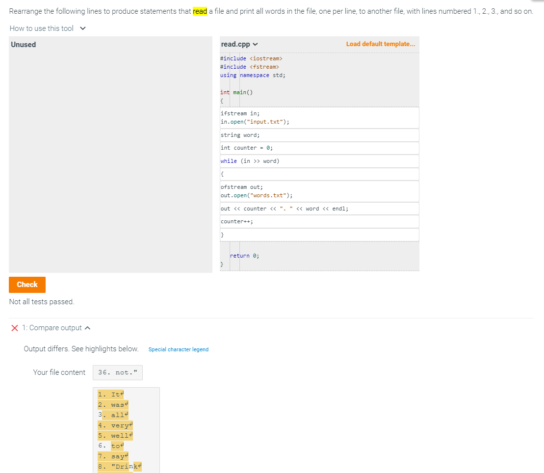 Solved Lines can only be used once and in the area, I | Chegg.com