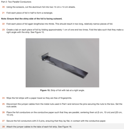Solved Part 2: Two Parallel Conductors 20 Using the | Chegg.com
