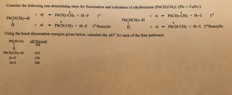 Solved Consider the following rate determining steps for | Chegg.com