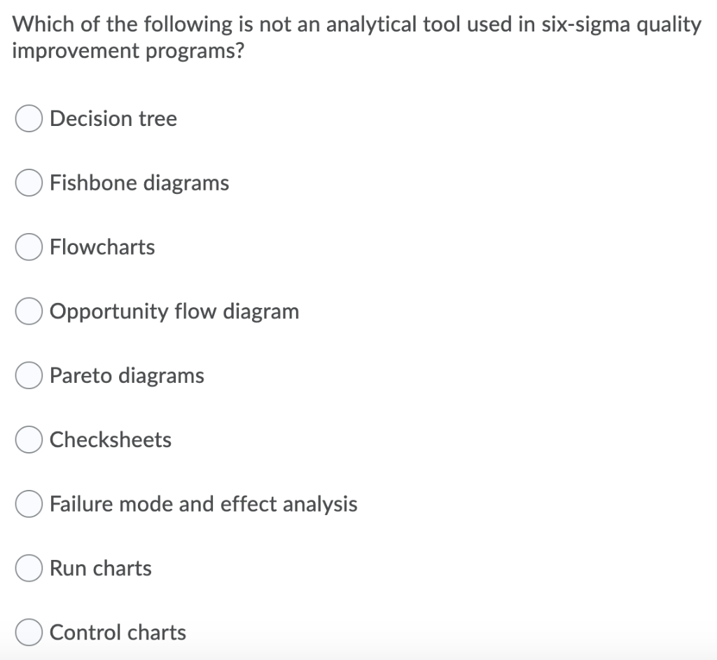 Solved Which of the following is not an analytical tool used | Chegg.com