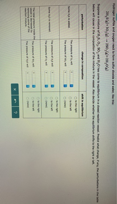 Solved Hydrogen sulfide and oxygen react to form sulfur | Chegg.com