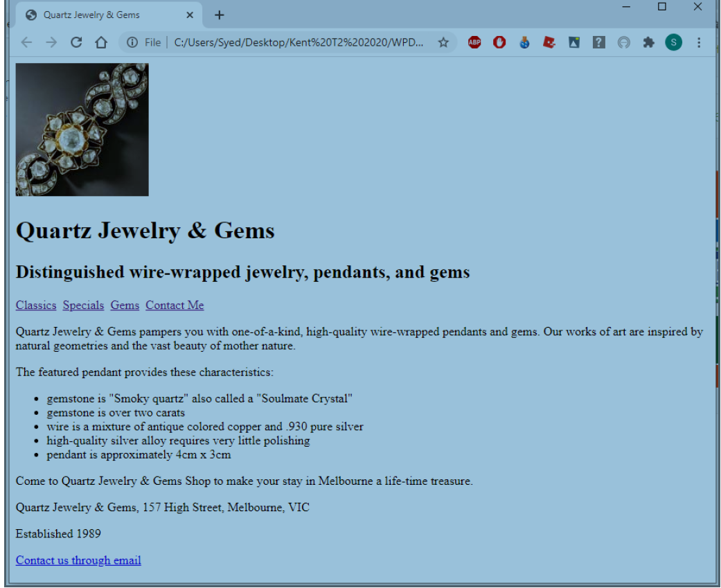 Solved In this exercise, you will use your HTML editor to | Chegg.com