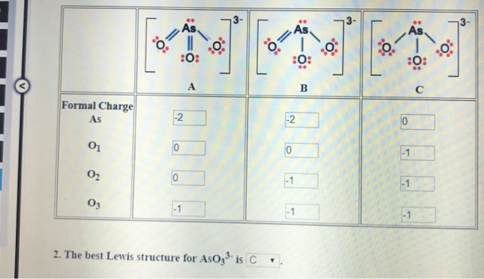 Solved As As 0: Formal Charge As -2 01 02 03 2. The best | Chegg.com