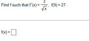 Solved Find f such that f′(x)=x3 f(x)= | Chegg.com