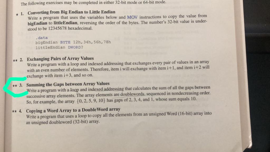 Solved The following exercises may be completed in either | Chegg.com