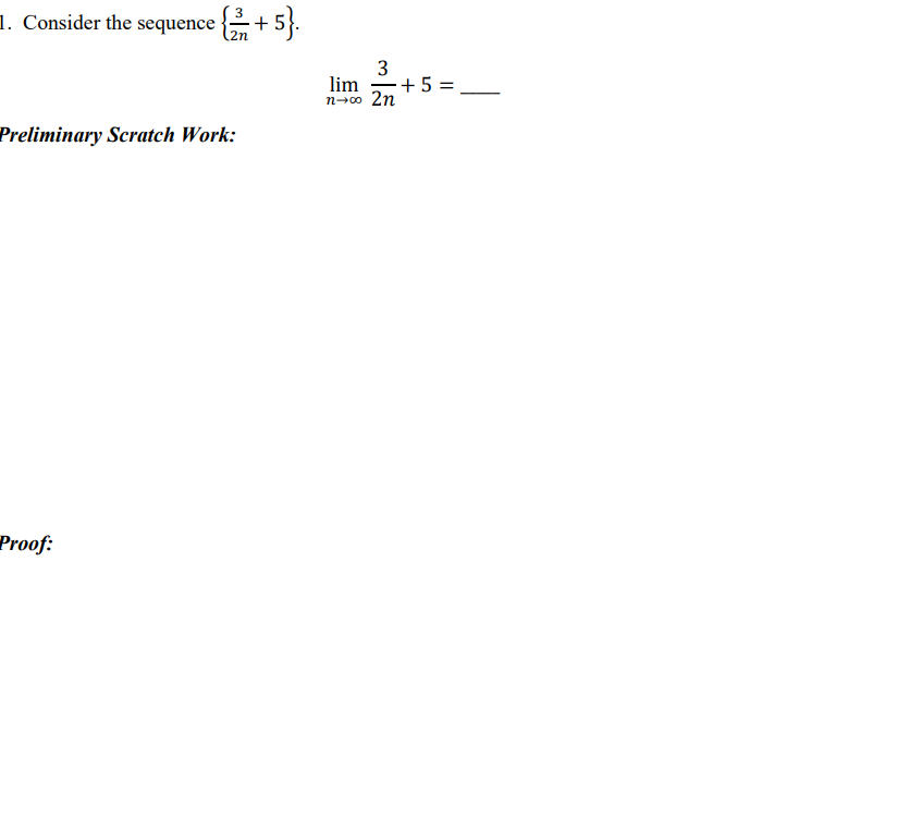 Solved Conjecture a limit value for the given sequence and | Chegg.com
