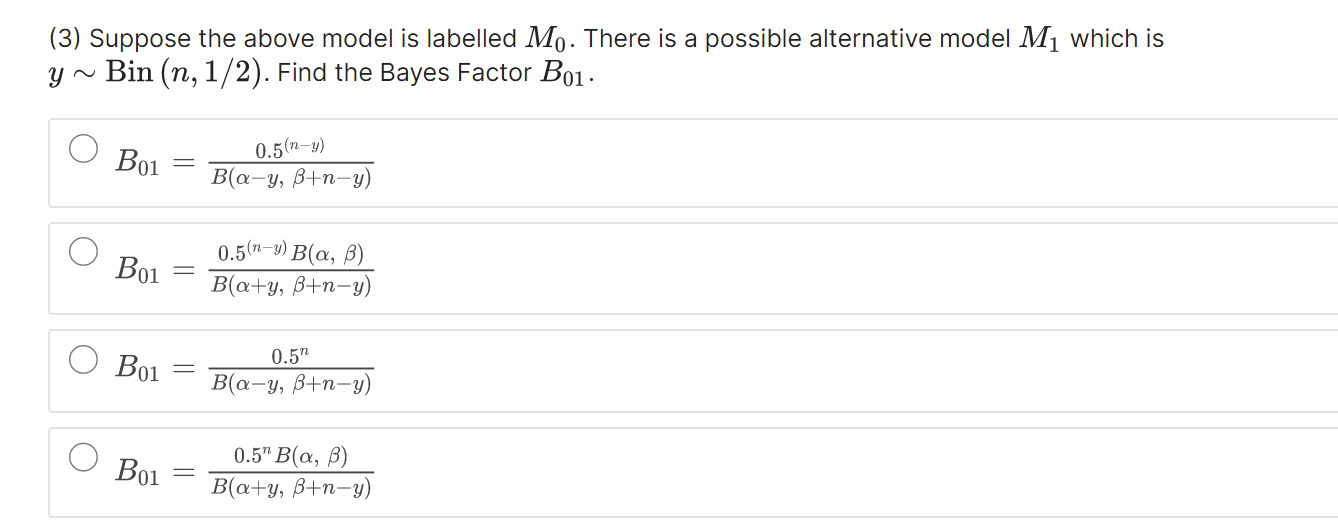 Solved Suppose y Binomial (n, 0), with n known, and the | Chegg.com
