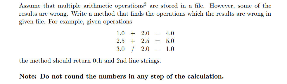 Solved Assume that multiple arithmetic operations? are | Chegg.com