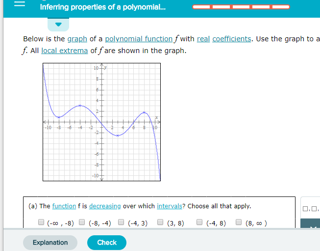 Solved Inferring Properties Of A Polynomial Below Is The