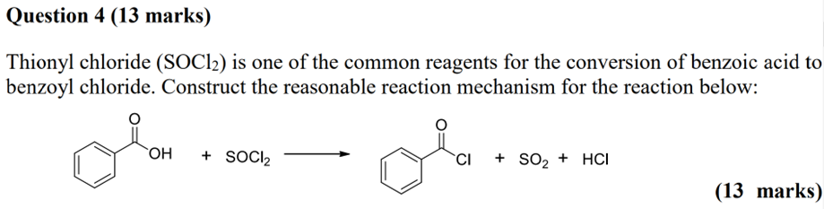 Socl2 Mechanism