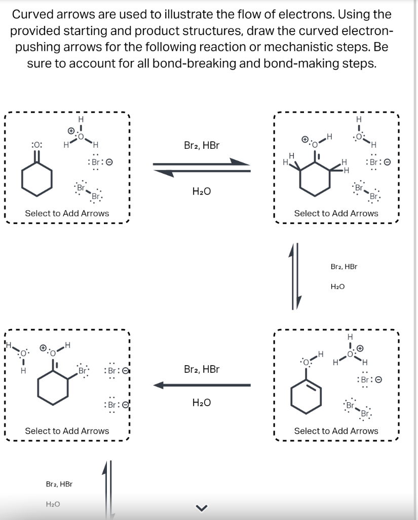 Solved Curved arrows are used to illustrate the flow of | Chegg.com