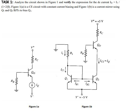 Solved TASK 1: Analyze the circuit shown in Figure 1 and | Chegg.com