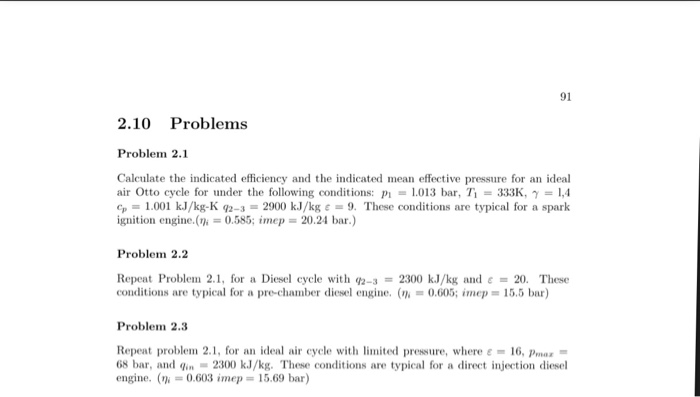 Solved Calculate the indicated efficiency and the indicated | Chegg.com