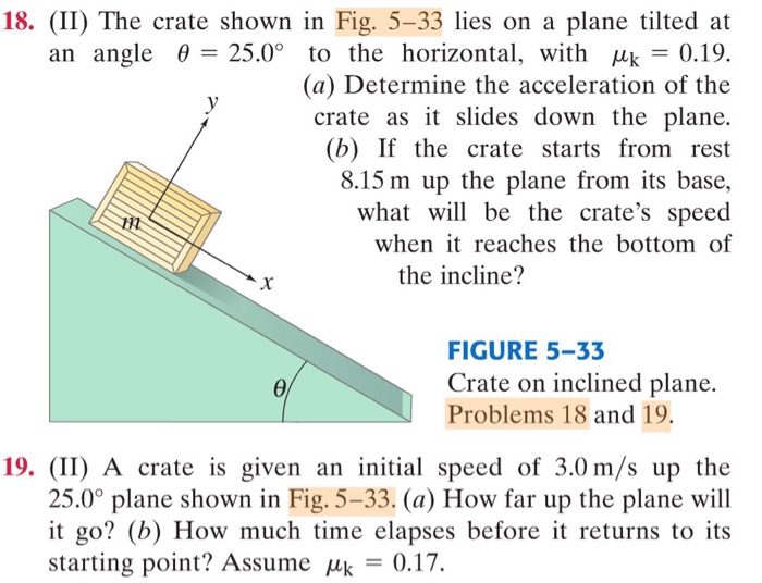 Solved 11. (II) A box is given a push so that it slides | Chegg.com