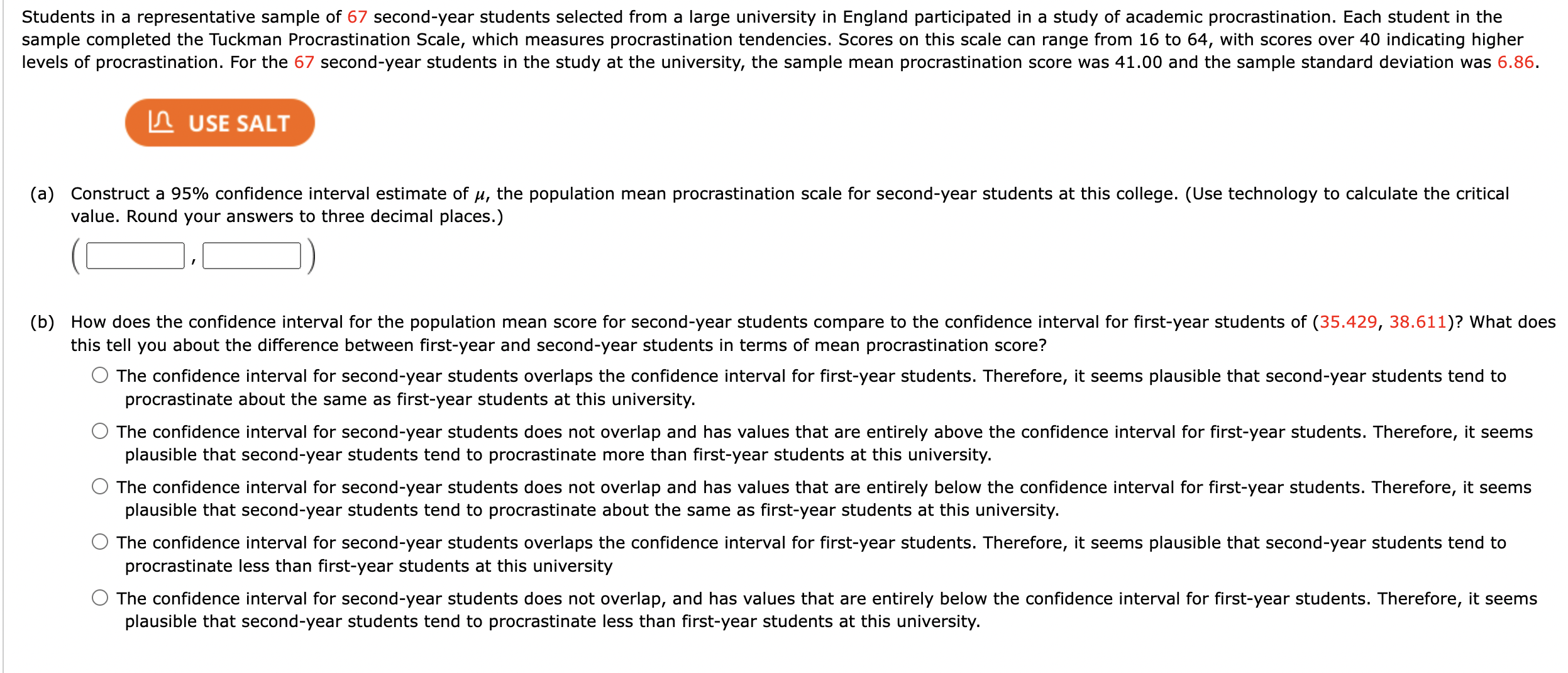 Solved value. Round your answers to three decimal places.) | Chegg.com