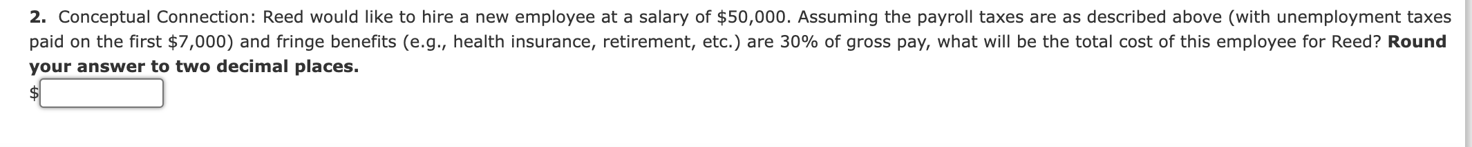 Solved Payroll Accounting Reed Enterprises has the following | Chegg.com