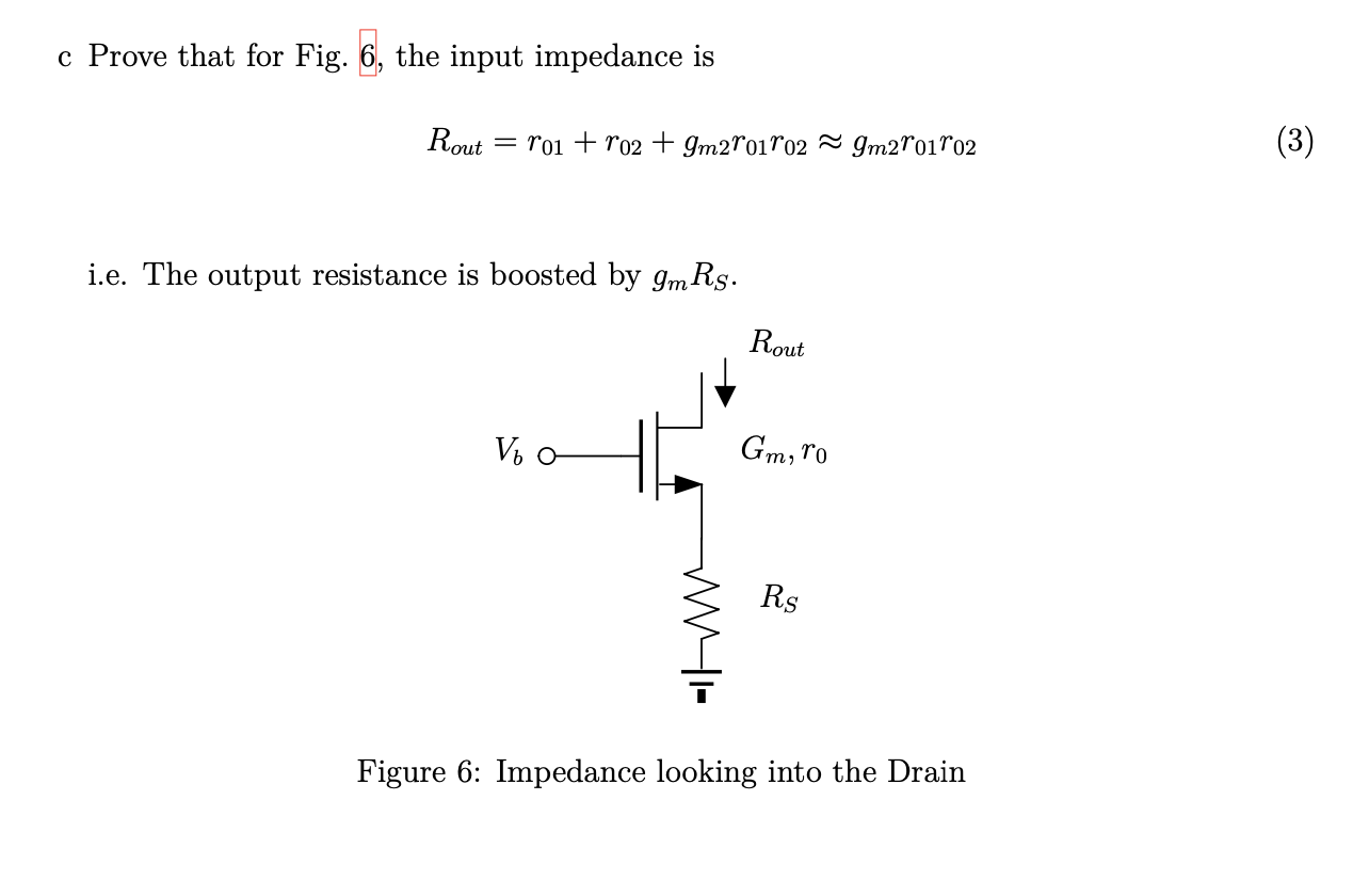 Solved a Calculate the DC gain of the common source stage | Chegg.com