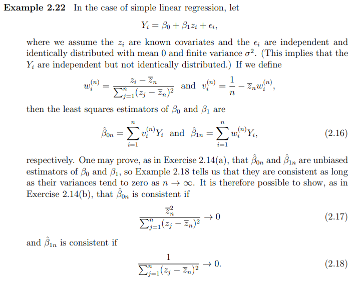 Solved xercise 2.14 Consider the case of simple linear | Chegg.com