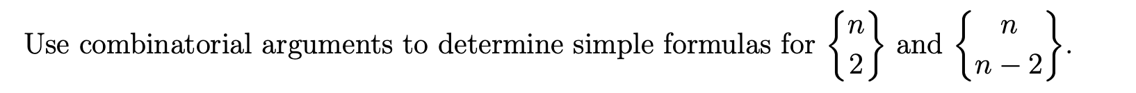 Solved Use combinatorial arguments to determine simple | Chegg.com
