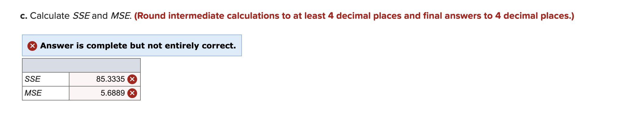 Solved Exercise 13-1 Static A random sample of five | Chegg.com